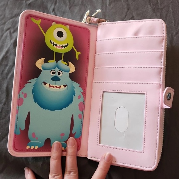 Loungefly | Bags | Monsters Inc Loungefly Clutch Wallet Nwt Pixar ...